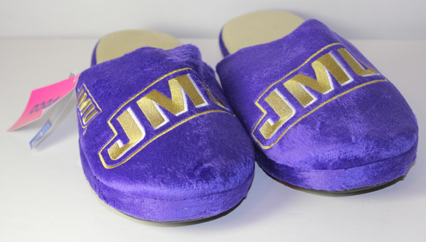 James Madison University Men’s Medium 9-10 JMU Dukes Slip On Slippers ...