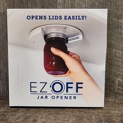 EZ Off Jar Opener Open Lids Easily Under counter Made In USA | eBay