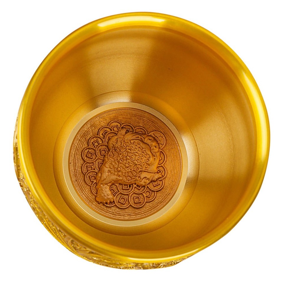 Wealth Luck Bowl Brass Storage Basin Fortune Bowl Brass Treasure Bowl ...