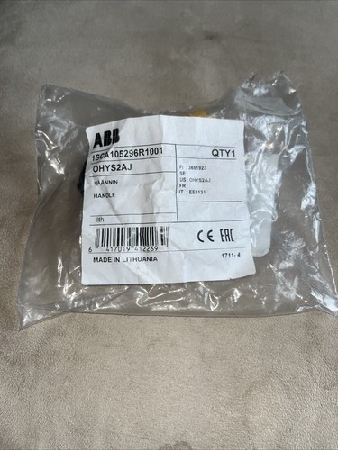 *US SELLER* ABB OHYS2AJ 1SCA105296R1001 SELECTOR HANDLE FOR DISCONNECT ...