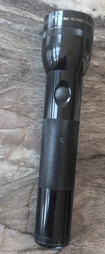 Maglite 2-D Cell Large Black Flashlight 10 inch Made In USA Vintage ...