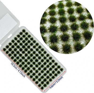 104 tufts Static Model Grass Tufts z ho n s o scale summer green model ...