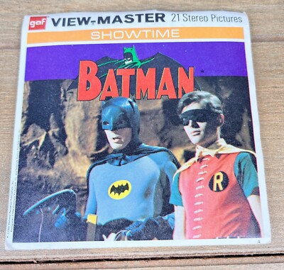 Original Batman TV Show View-Master Packet B 492 Complete 1966 Adam ...