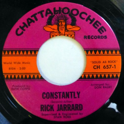 RICK JARRARD 45 Constantly/Why CHATTAHOOCHEE teen VG++ ct2164 | eBay