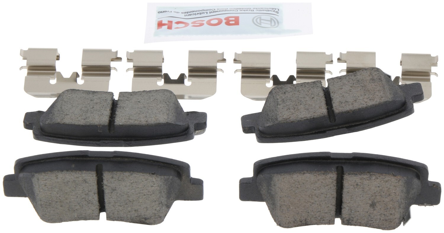 For 2012-2017 Kia Rio Bosch QuietCast Ceramic Brake Pads Rear 2013 2014 ...