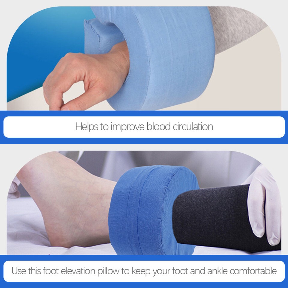 2Pcs Sponge Foot Elevation Pillow Leg Support Patient Turning Device ...