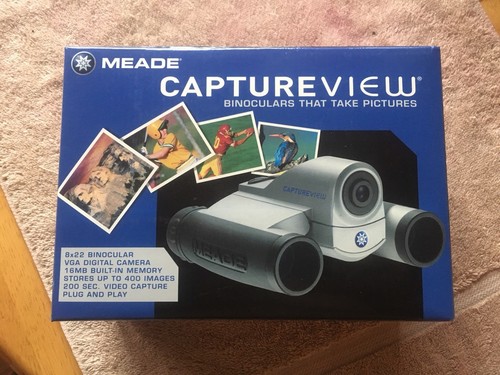 Meade Captureview Camera Binoculars 8X22 Model CVB 1003 - Excellent ...