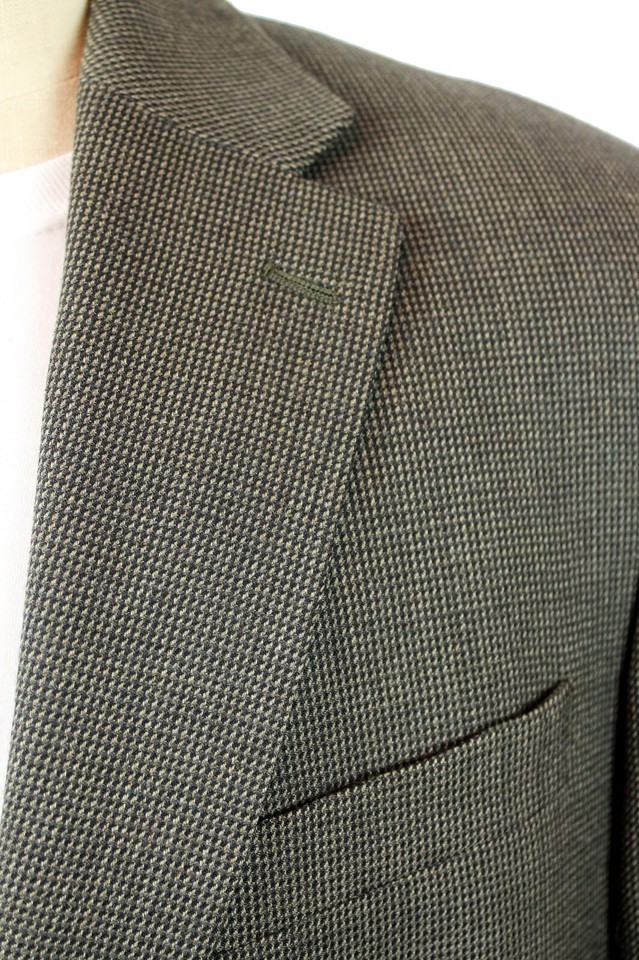 Ralph Lauren Blazer 42R Gray 100% Wool Soft Tweed Sports Coat Professor ...
