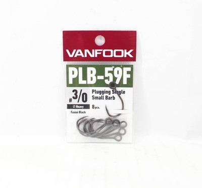 Vanfook PLB-59F Plugging Single Hook Small Barb Size 3/0 (9177) | eBay