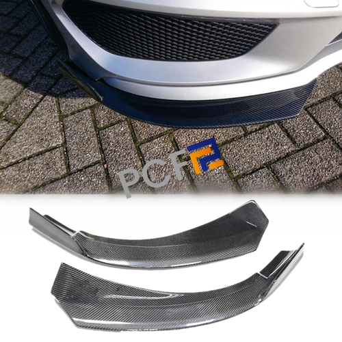Fit For Benz CLA-class W117 2013-19 Real Carbon Front Bumper Splitter ...
