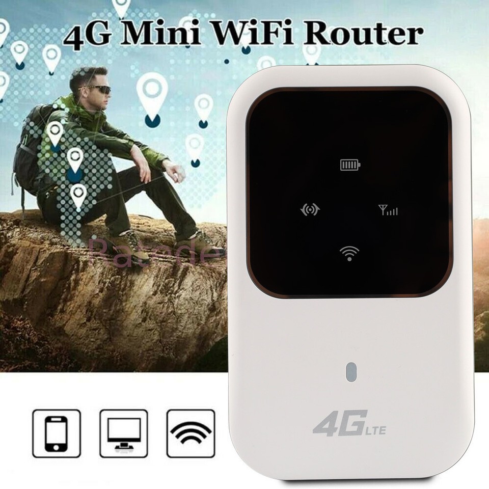 Wireless Unlocked-4G LTE Mobile Broadband Wifi Routers Portable Modem ...