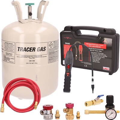 TRACER GAS LEAK DETECTOR KITS FOR MOBILE AC SYSTEM USING R134A AND ...