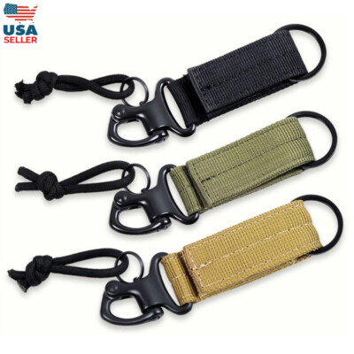 Tactical Molle Key Quick Release Chain Hooks Military Molle Hook Key ...