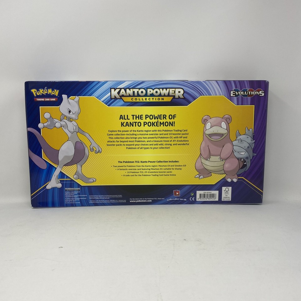 Pokemon Kanto Power Collection Box Mewtwo-EX & Slowbro-EX (XY ...