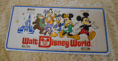 Vintage Embossed Walt Disney World Magic KingdomMickey & Friends ...