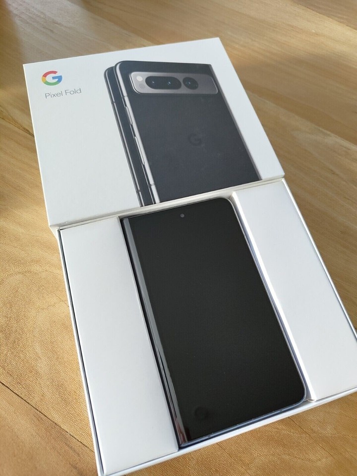 NEW! Google Pixel Fold Obsidian - 256GB (Factory Unlocked for All ...