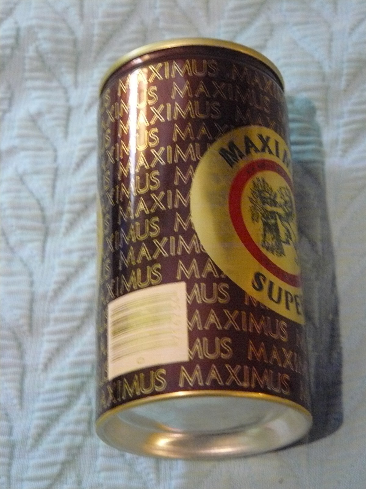 MAXIMUS SUPER EMPTY bottom opened TAB-TOP old beer can ALUMINUM | eBay