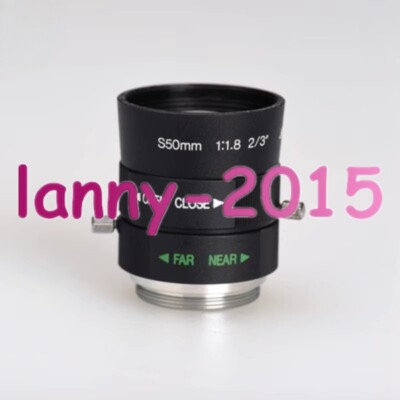 1PC used SPACECOM JF50M Prime focus Industrial lens S 50mm 1:1.8 2/3 ...