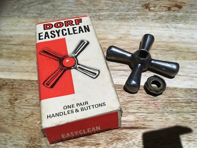 Dorf Easyclean 'One Pair Handles & Buttons' Box Only. Dorf,Clayton-1950 ...