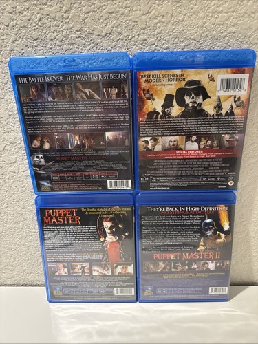 Puppet Master 4 Movie Lot 1 & 2, Axis Rising Littlest Reich Blu-ray Full Moon 852733001690| eBay
