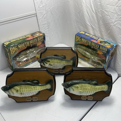Lot of 3 Vintage 1999 Big Mouth Billy Bass Animated Singing Fish | eBay