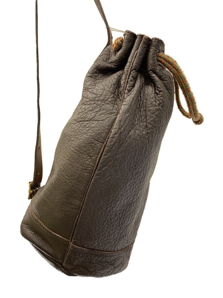 Porter 80S Hercules Drawstring Bag Bonsack Bag Leather Brw Plain I0r11 ...