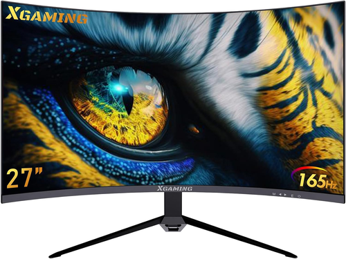 27 Inch Curved Monitor 2K 165Hz 1500R, QHD 2560 X 1440P Gaming Computer ...