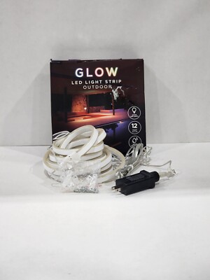 HYPE Glow LED light strip Outdoor 12 Ft White Led Lights Water ...