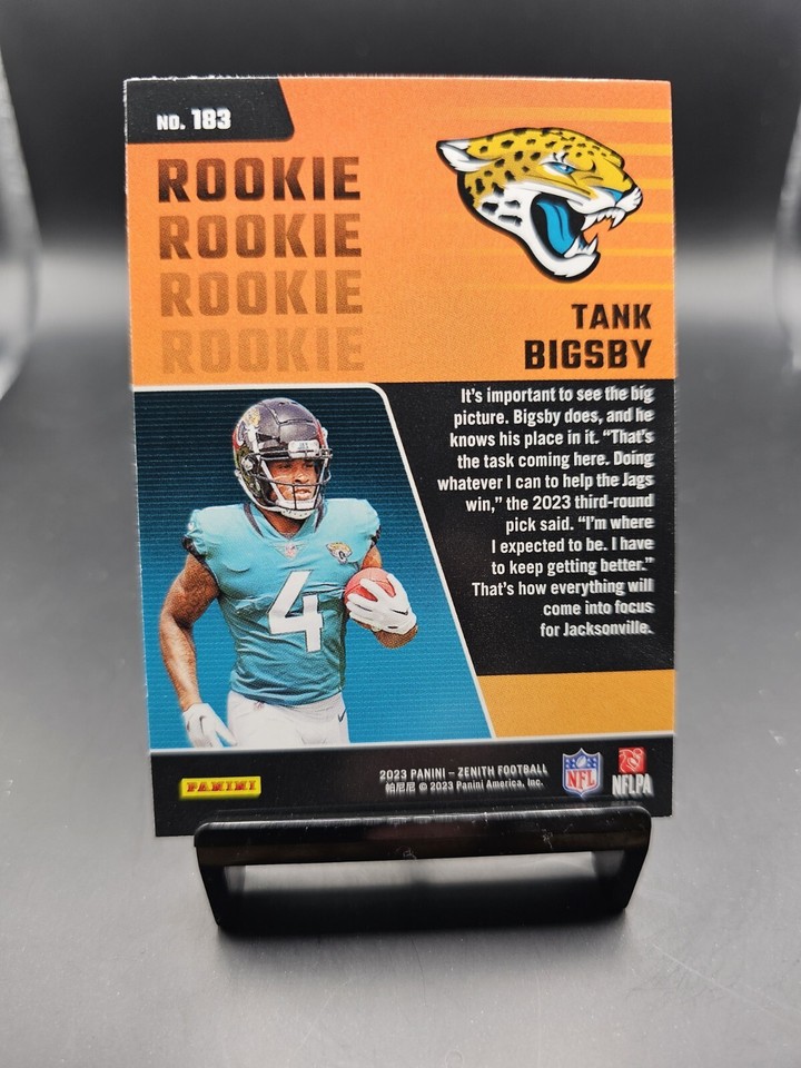 Tank Bigsby 2023 Panini ZENITH Football RC Rookie Card #183 - Jaguars ...