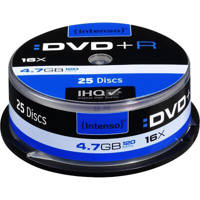 DVD +R Intenso 4,70GB 25 pezzi Cake | eBay