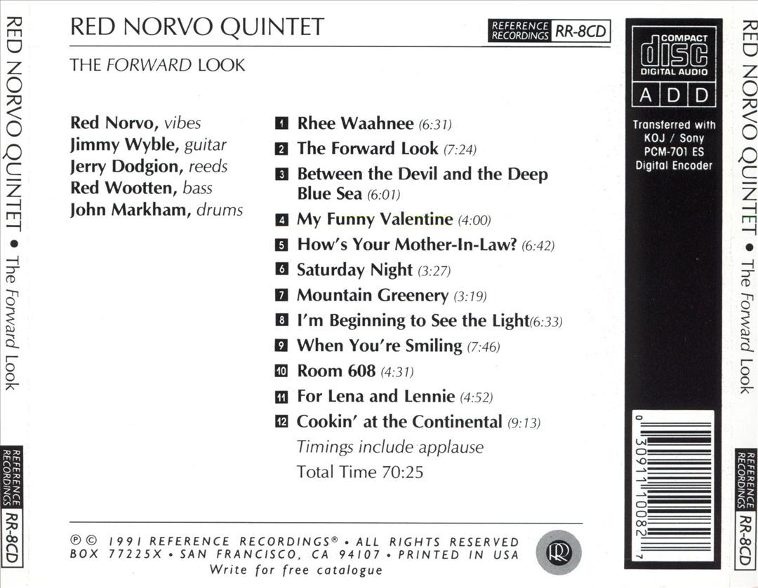 RED NORVO FORWARD LOOK NEW CD 30911100827 | eBay