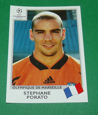 N°138 PORATO OLYMPIQUE MARSEILLE OM PANINI FOOTBALL CHAMPIONS LEAGUE ...