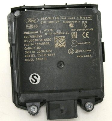 2017-2023 Ford Rear Blind Spot Radar Part# KT4T14D453AA OEM# JR3Z ...
