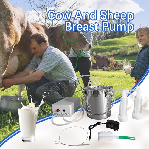 3L Portable Electric Milking Machine Vacuum Pump For Farm Goat Milker ...