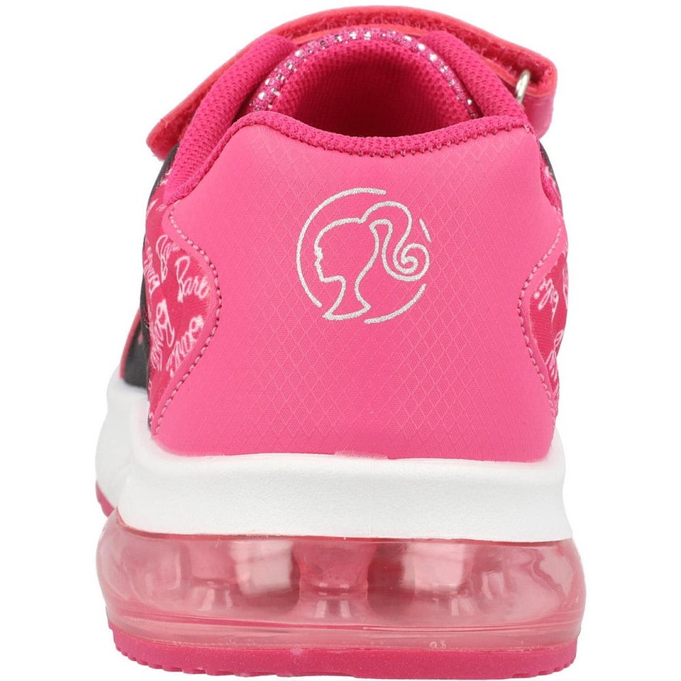 Barbie Stella Trainers Pink Light-Up Kids Shoes with Logo Fasten Strap ...
