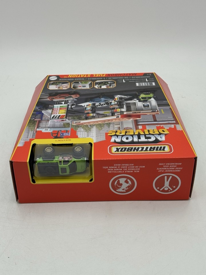 Matchbox Action Drivers Fuel Station Play Set w/ Questor Truck -1:64 ...