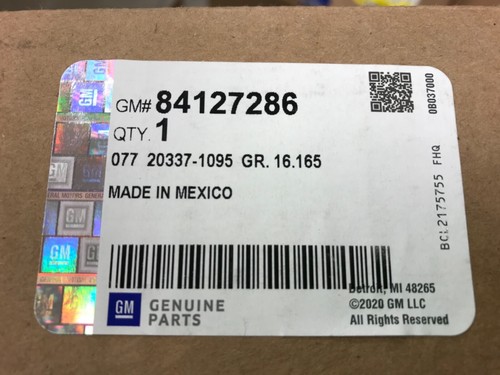 84127286 OEM GM Front Left Door Trim Panel | Titanium | Clips Included ...