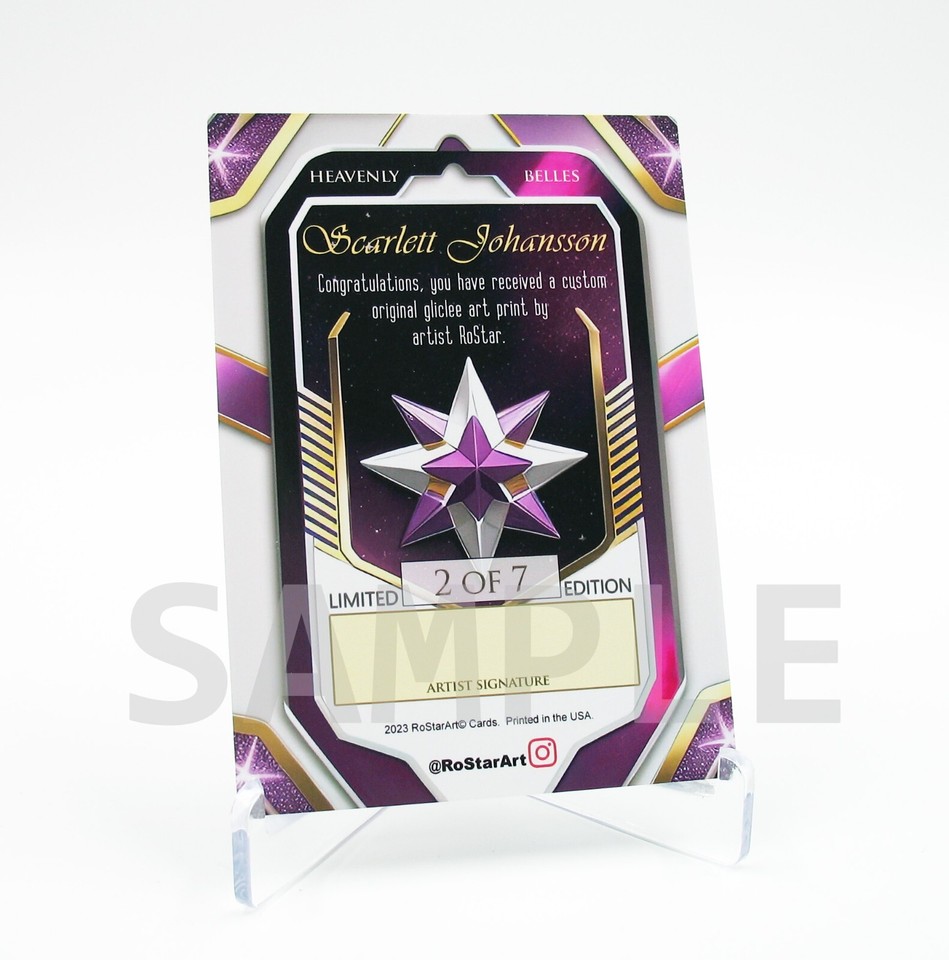 ANGELA WHITE Model Diva Heavenly Belles #5/7 ACEO Art Print Card by ...