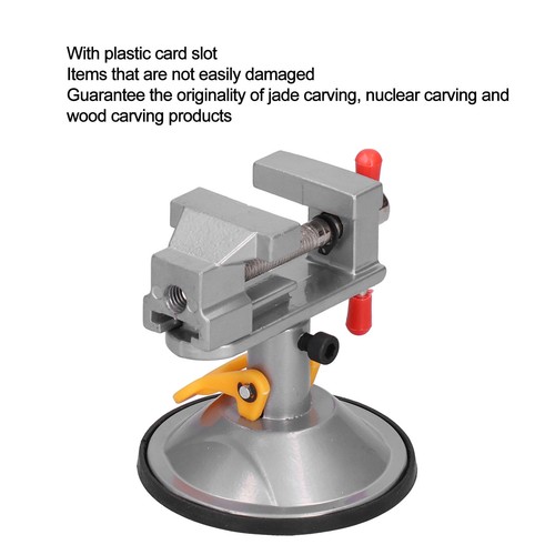 Suction Cup Mini Vise 45 Steel 360°Rotation Mini Hand Tool For Glass ...