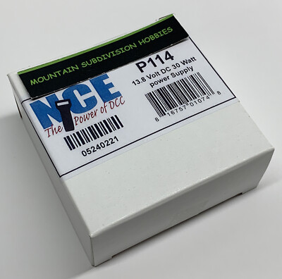 NCE 221 DCC P114 Power Supply 13.8V 30W for PowerCab & PCP Panel | $5 ...