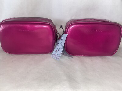 Set of 2 Jemma Kidd Pink Beauty Bags Travel Cosmetics Makeup Bags | eBay