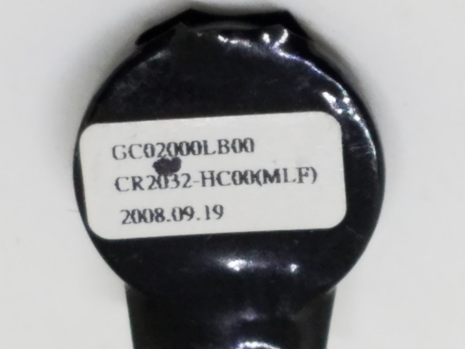 GC02000LB00 - CMOS Battery w/ 2-pin Connector for Alienware M14x R1 ...