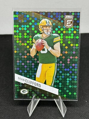 Sean Clifford 2023 Panini Donruss Elite Green Disco RC #181 Packers | eBay