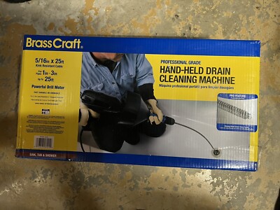 BRAND NEW Brass Craft Music Auger Handheld Drain Cleaning Machine Model ...