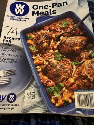 Weightwatchers One-Pan Meals Magazine 74 recipes for fall,slow Cook ...
