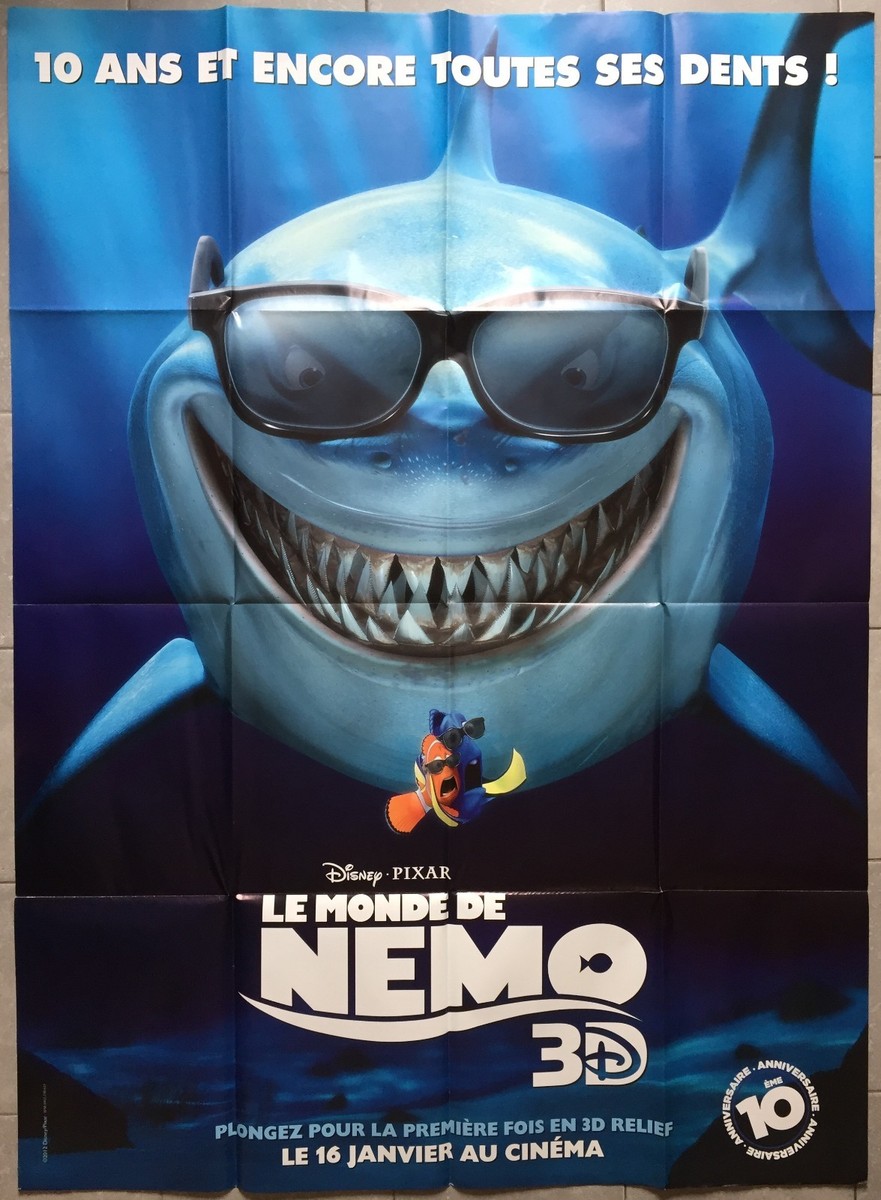 Finding Nemo 3d Poster Pre Order Finding Nemo On Blu Ray And 3D
