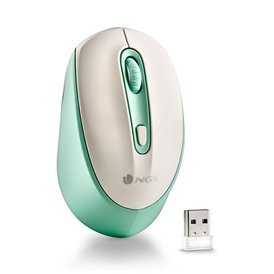 NGS SMOG-RB MINT - Mouse Multidispositivo Wireless Ricaricabile con ...