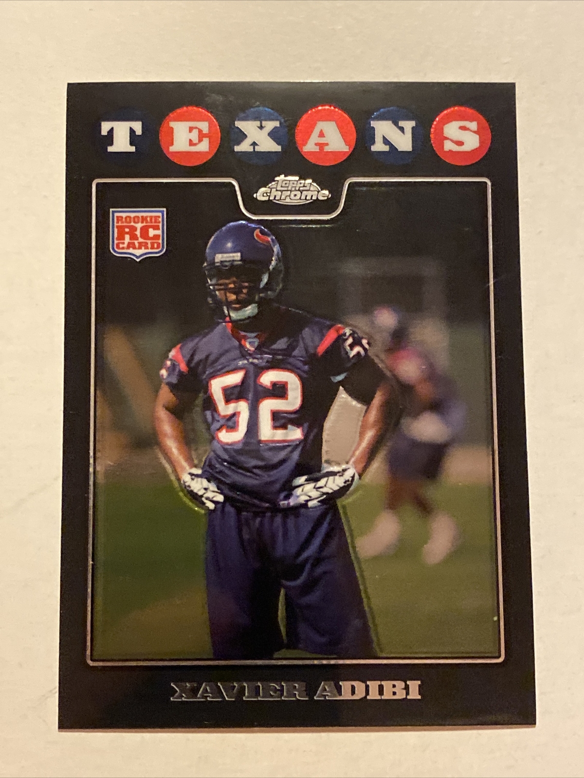 2008 Topps Chrome Football Xavier Adibi Houston Texans TC254 NFL | eBay