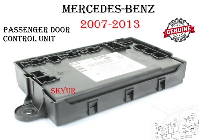 07-13 Mercedes-Benz Right Front Door Control Unit S350 S400 S550 S63 ...