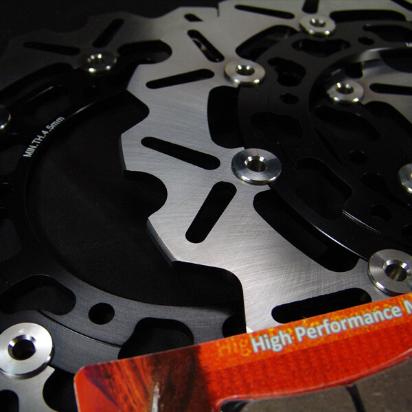 Front+Rear High Performance Disc Rotors+Brake Pads for Yamaha YZF-R1 ...